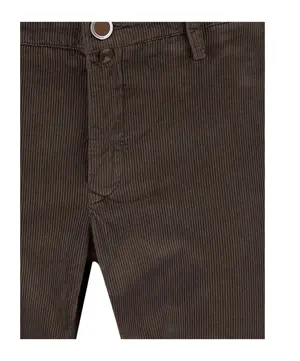 Jacob Cohen Logo Detailed Straight-leg Trousers
