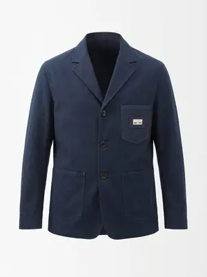 Gucci Single Breasted Jacket - Dark Blue