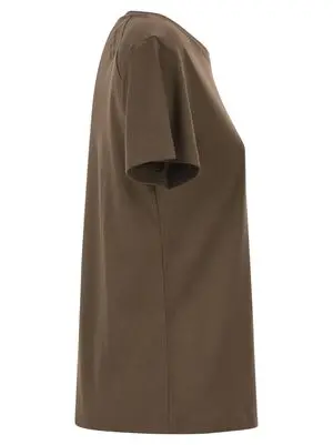 Max Mara Msmsegale Crewneck Jersey T-shirt - Brown