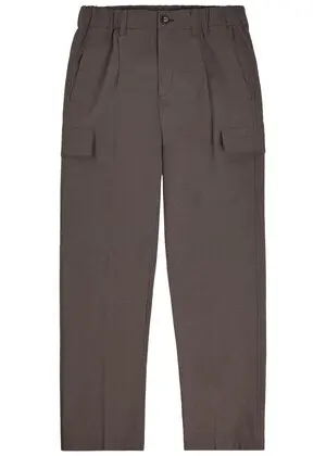 Herno Tapered-leg Shell Cargo Trousers