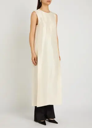 HEIRLOME Zoey Slubbed Silk Top
