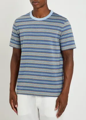 Paul Smith Striped Cotton-blend T-shirt