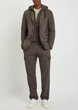 Herno Double-layer Hooded Woven Jacket
