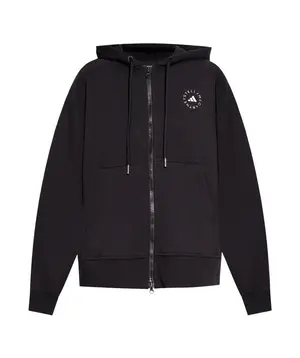Adidas By Stella McCartney Full-zip Hoodie - Black/white