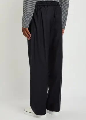 Officine Générale Wool And Cashmere-blend Trousers