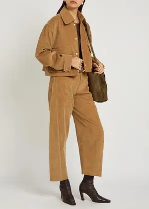 Maria Mcmanus Cropped Corduroy Jacket