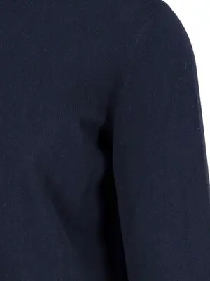 Loro Piana Classic Turtleneck Jumper - Navy Blue