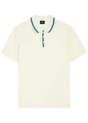 Paul Smith Striped-trim Cotton-blend Polo Shirt