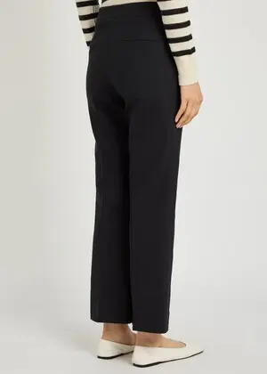 Maria Mcmanus Flared-leg Cotton-twill Trousers