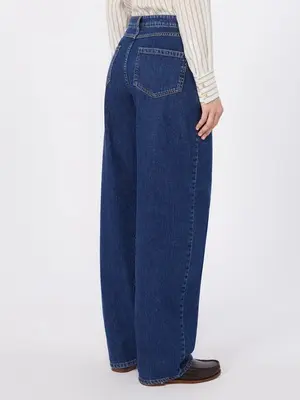 Max Mara Barrel-leg Denim Trousers