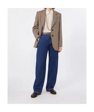 Max Mara Barrel-leg Denim Trousers