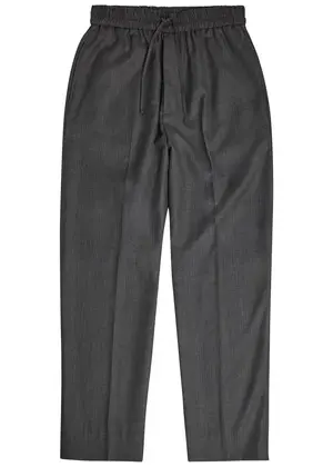 OFFICINE GÉNÉRALE Nilson Wool And Cashmere-blend Trousers
