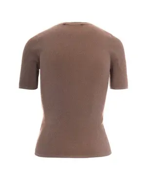 Max Mara Mstsequoia Short-sleeved Knitted Top