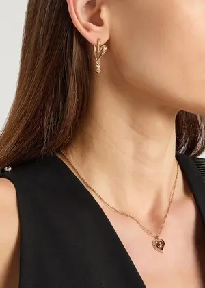 VIVIENNE WESTWOOD Emily Heart Orb-pendant Drop Earrings