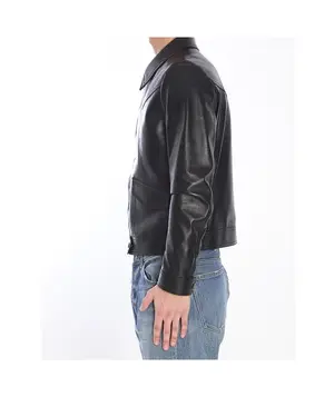 Celine Loose Blouson Jacket In Soft Lambskin