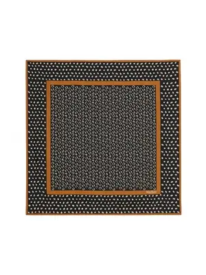Max Mara Taquila Polka-dot Silk Scarf