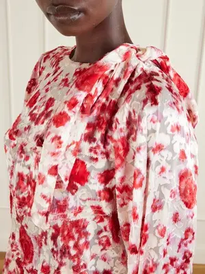 Isabel Marant Étoile Floral Print Chiffon Shirt