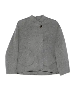 Soeur Single-button Long-sleeve Casual Jacket - Grey