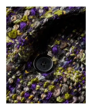 Saint Laurent Long-sleeve Blazer With Notch Lapels - Purple