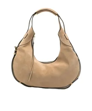 Moschino Crescent-shape Shoulder Bag - Beige