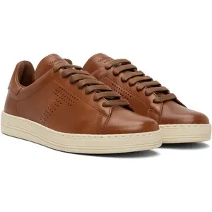 TOM FORD Perforated-logo Sneakers