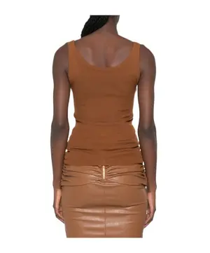 Elisabetta Franchi Ribbed-knit Tank Top
