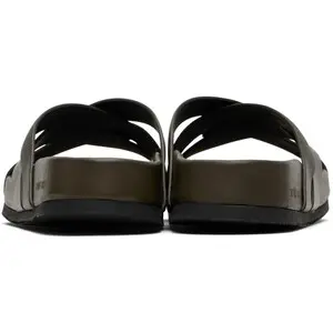 TOM FORD Grain Leather Slippers