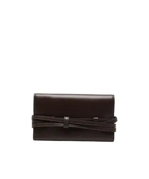 Moschino Buckle Detail Chain Strap Wallet
