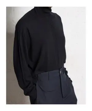 Soeur Sweater With High Neck And Ribbed Details