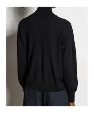 Soeur Sweater With High Neck And Ribbed Details