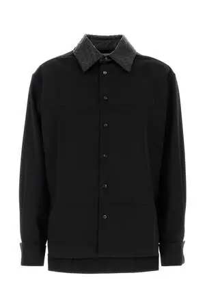 Bottega Veneta Wool Shirt - Black
