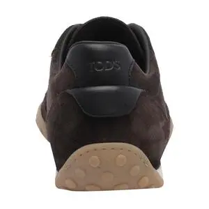 TOD'S Suede Logo Detail Lace-up Sneakers