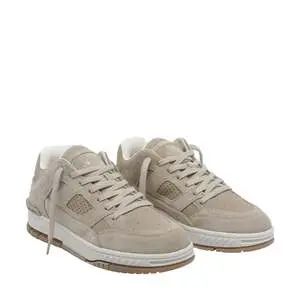 Axel Arigato Area Lo Suede Leather Sneakers - Cream
