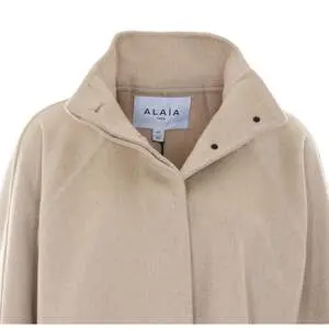 Alaïa Asymmetrical Double Face Coat