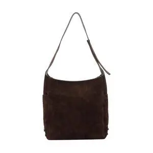 TOD'S Suede Shoulder Bag - Brown