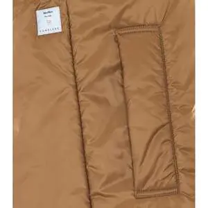 Max Mara Quilted Padded Vest With Hood - Brown