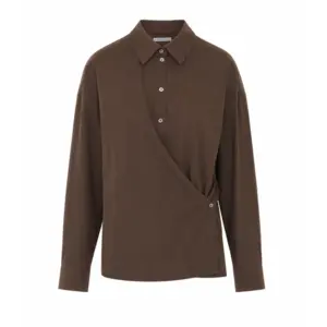 LEMAIRE LEMAIRE Twisted Shirt - Brown Brown