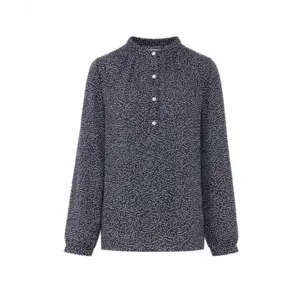 Isabel Marant Étoile Maria Polka Dot Print Long-sleeve Cotton Shirt - Black