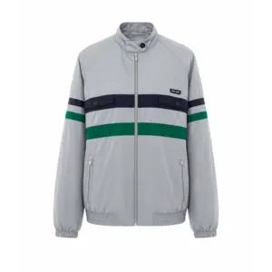Miu Miu Logo Blouson - Gray