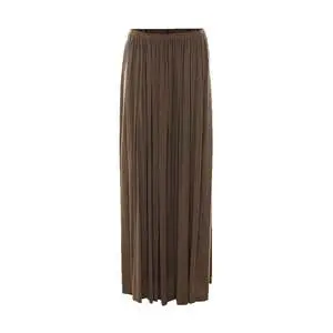 Max Mara Mxmlivrea Long Skirt - Brown