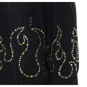 Amiri Studs Flames Trucker Jacket