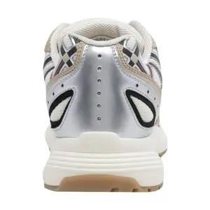 Burberry Suede And Fabric Lace-up Sneakers - Cream