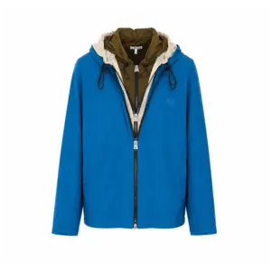 Loewe Mini Logo Technical Shell Jacket - Blue
