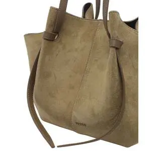Yuzefi Suede Shoulder Bag - Green