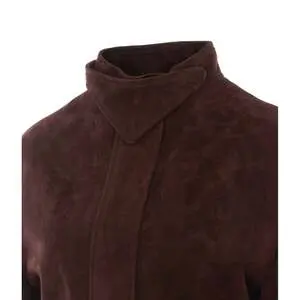 Alaïa Peplum Suede Jacket