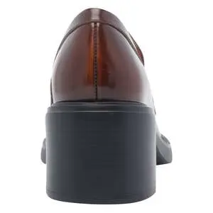 TOD'S Logo Leather Pump Loafers