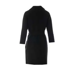 Max Mara Arona Wool Coat - Black