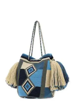 JW Anderson Embroidered Wayuu Bucket Bag