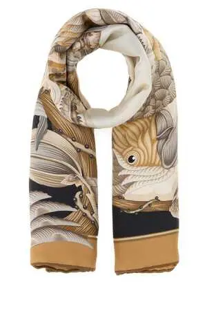 FERRAGAMO Printed Silk Foulard