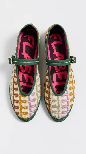 FLABELUS Pierre Twist Mary Jane Flats